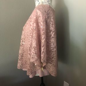 Perseption | Sweaters | Perception Concept Pink Floral Lace Top | Poshmark